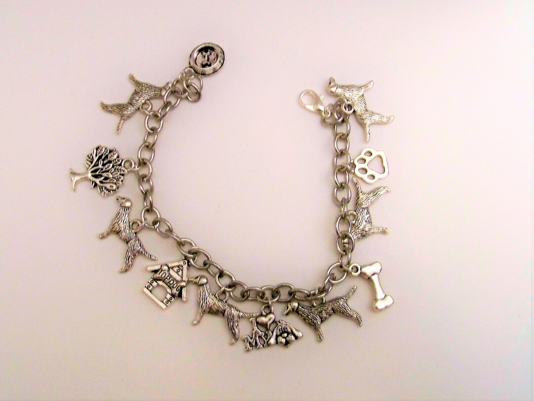 Labrador Charm Bracelet, Labrador Jewelry, Love My Labrador, Dog Lover ...