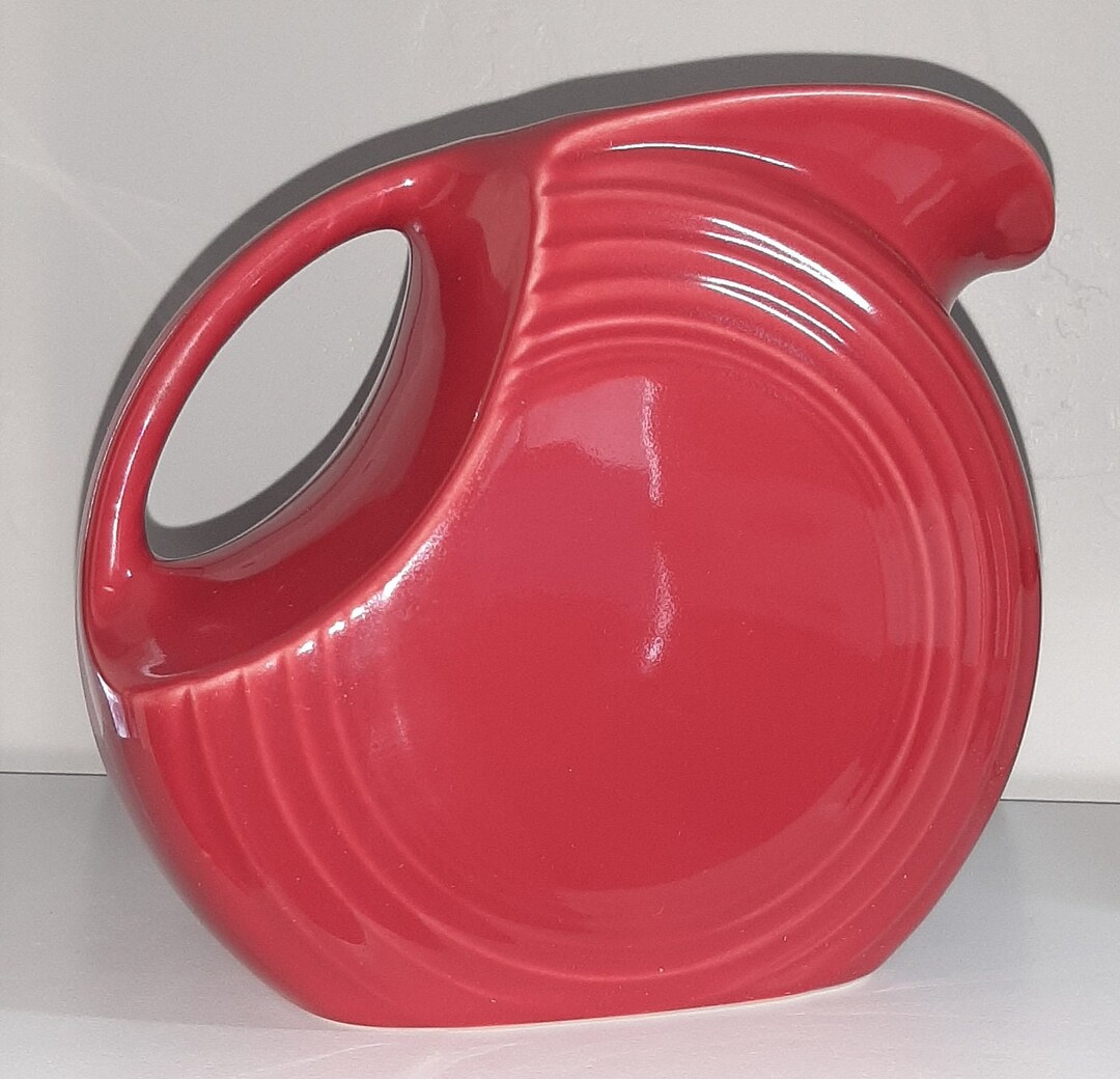 Scarlet Red Fiestaware 67oz Pitcher - Etsy