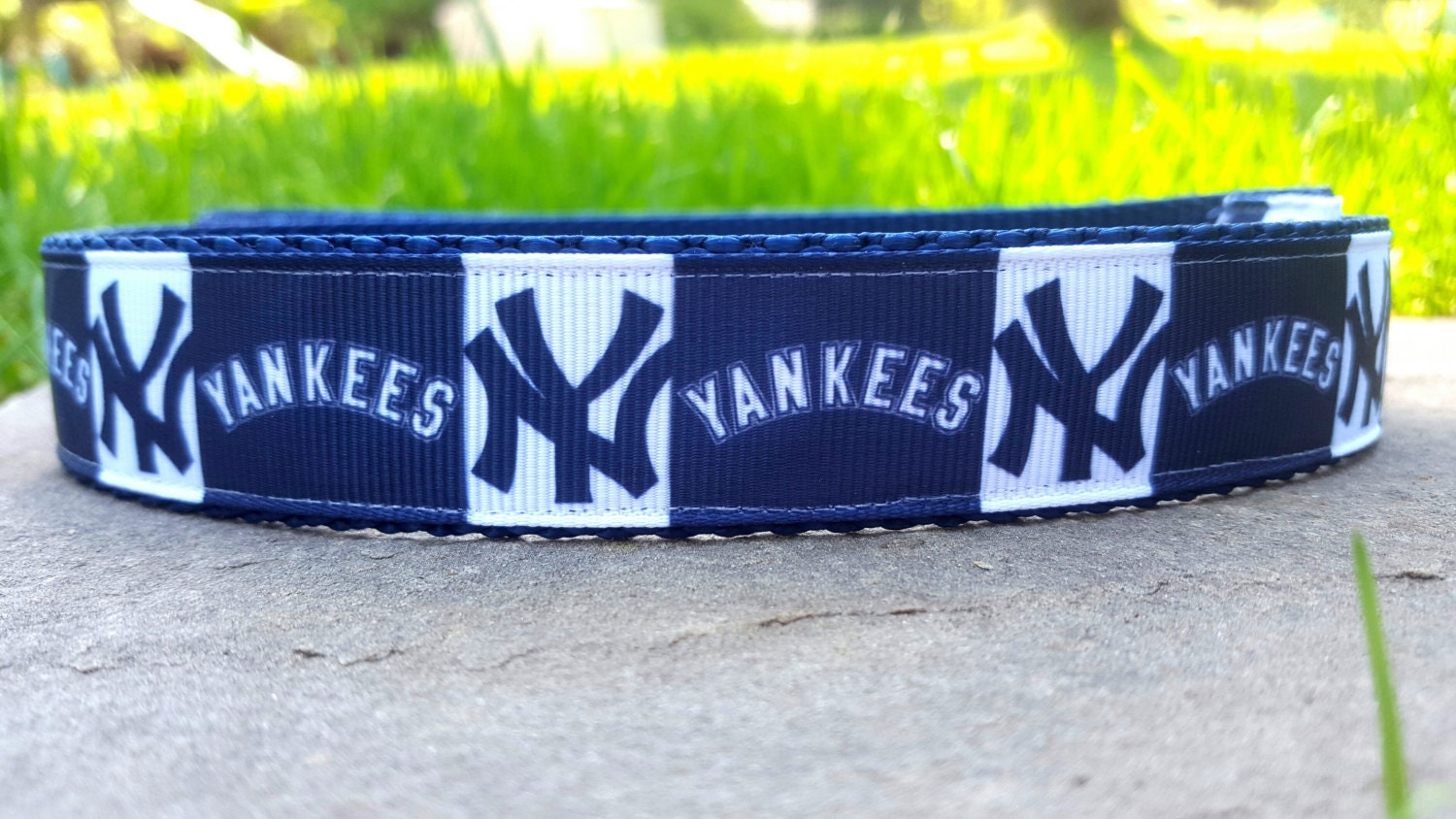 Yankees 1 Inch Width Dog Collar - Etsy
