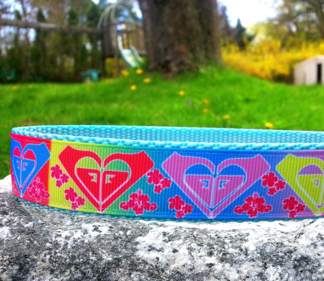 Sufer Girl 1 Inch Width Dog Collar - Etsy