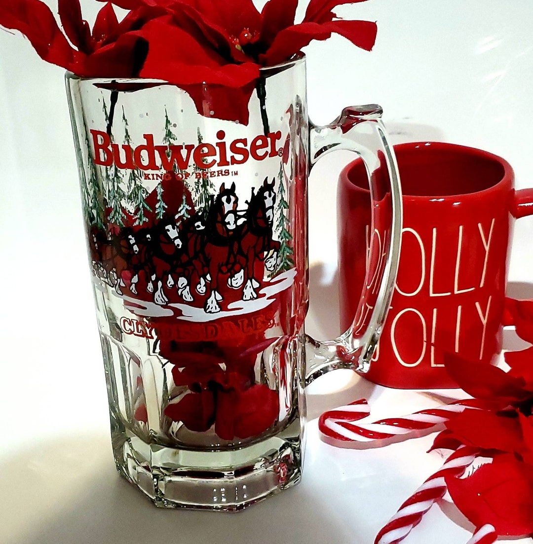 Vintage Winter 1989 Budweiser Clydesdales Heavy Anheuser Busch ...