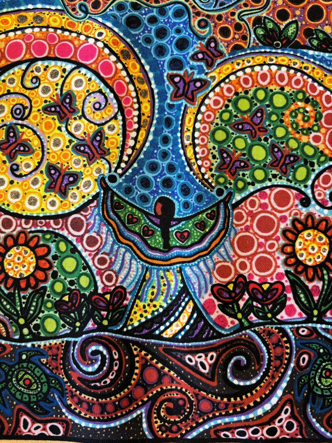 Quilting Cotton Fabric Leah Dorion Metis Artist Print - Etsy Canada