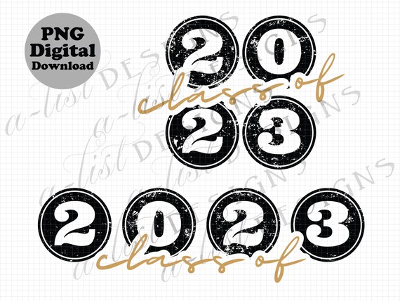 2023 Retro Senior PNG Class of 2023 PNG Graduation 2023 PNG - Etsy