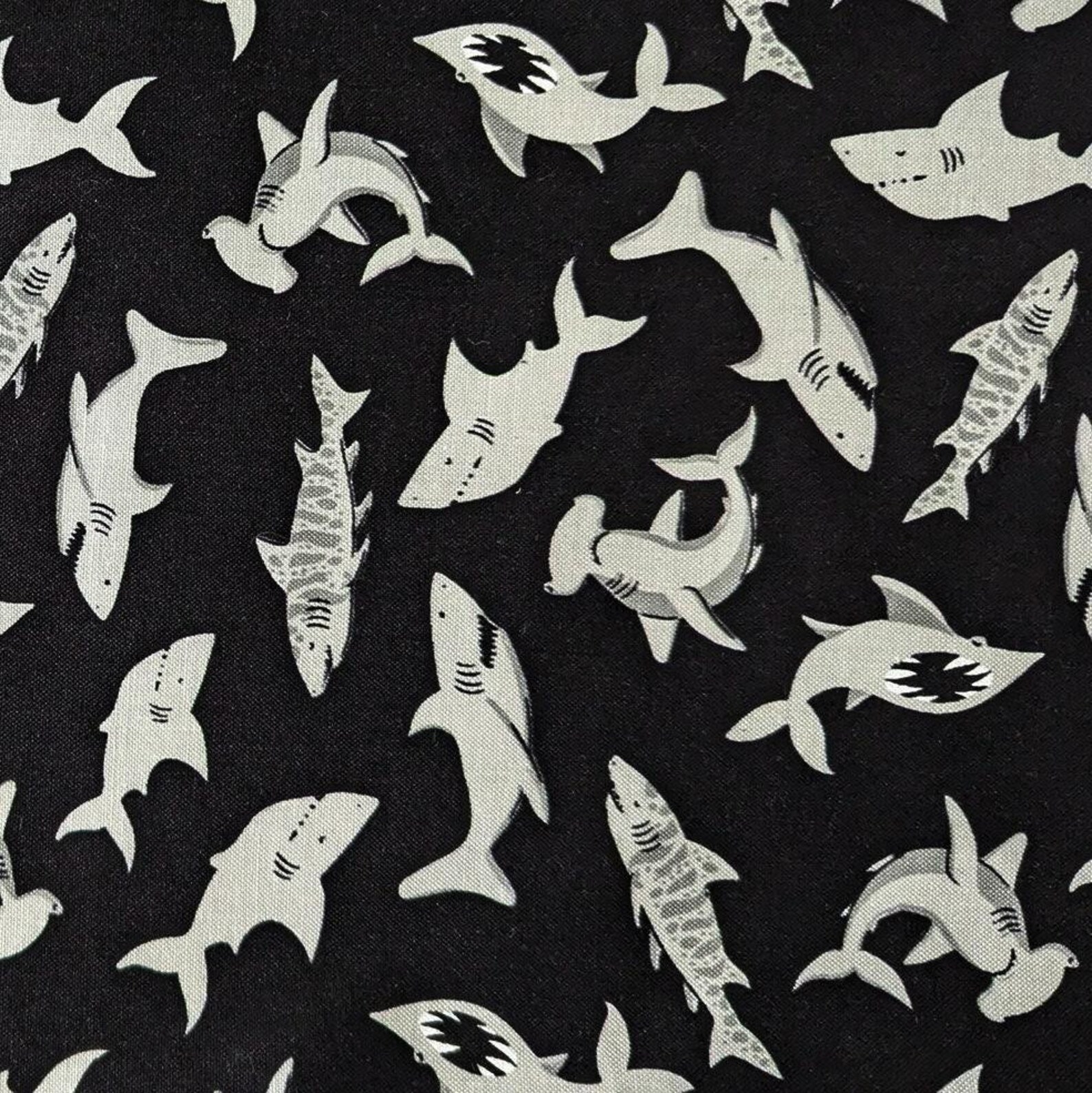 Shark Hair Scrunchie Cute Accessory Beach Style Elastic Band Marine ...