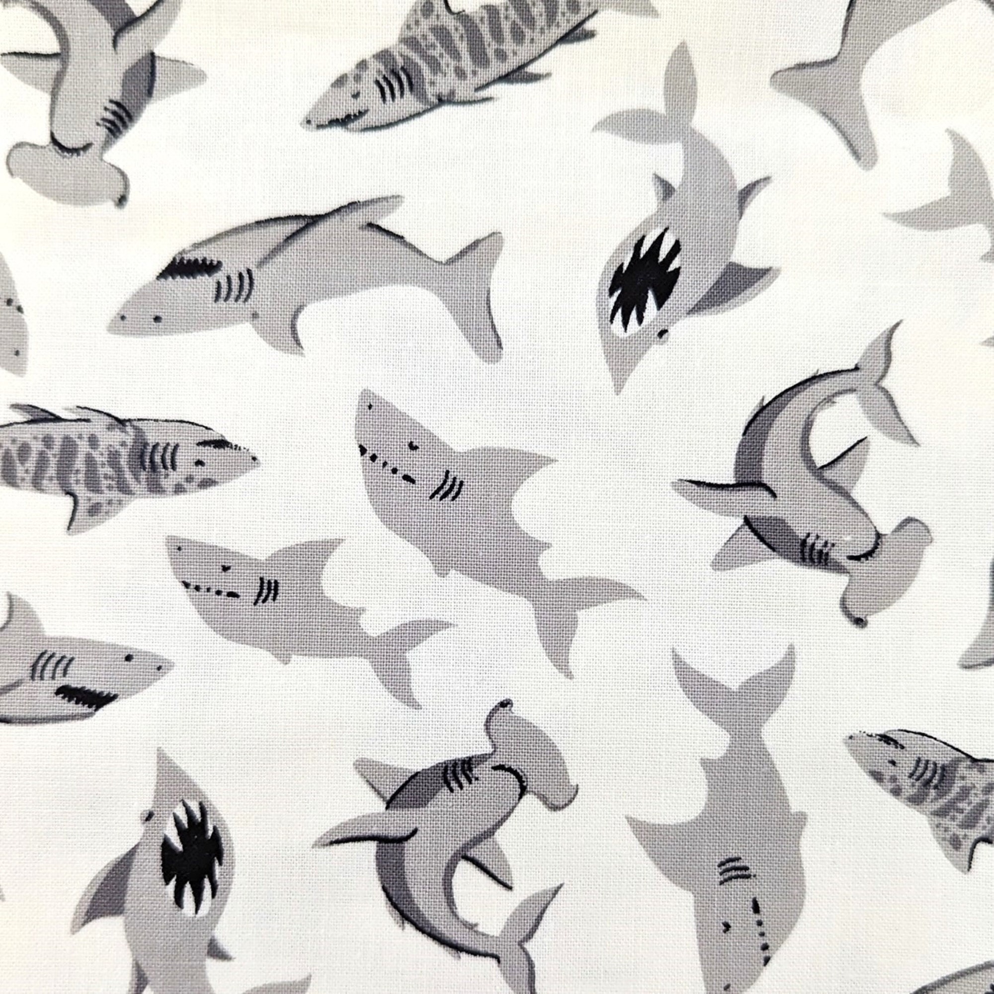 Shark Scrunchie, Shark Week, Sharks, Ocean, Fish, Gray, Aquatic, Cute ...