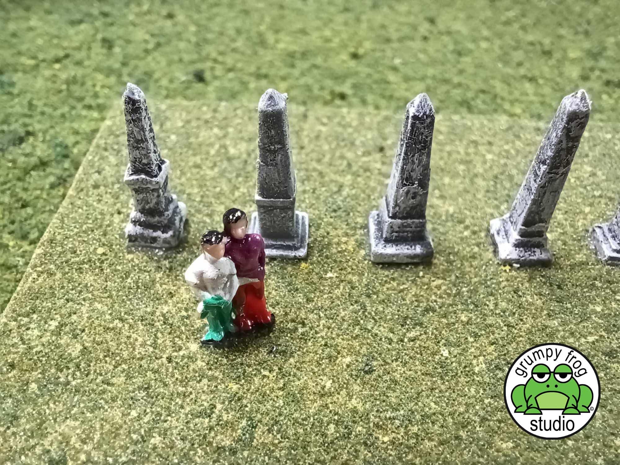 Model Railroad / N Scale / 1:160 / Cemetery / Obelisks Set / Model ...