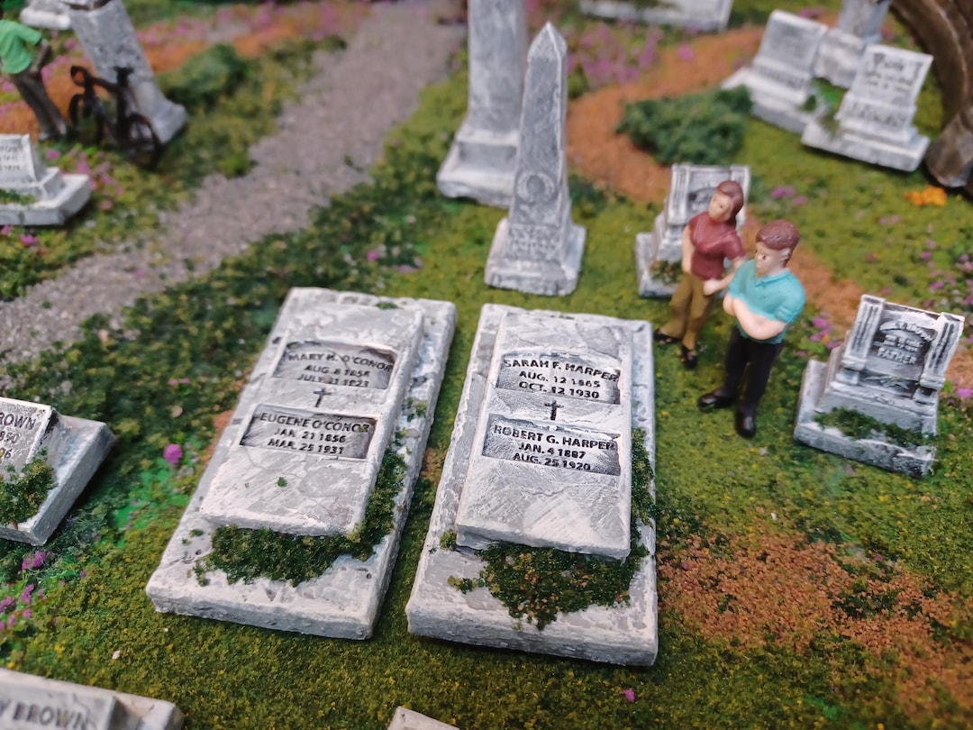 O Scale / Church Graveyard / 1:48 / Cemetery / Harper / O'conor / Box ...