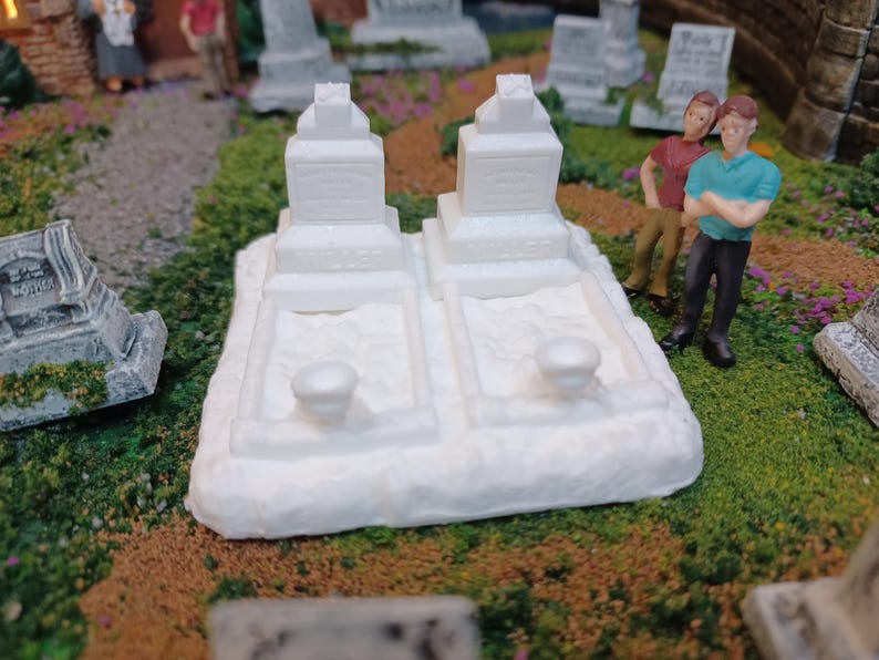O Scale / Church Graveyard / 1:48 / Cemetery / Miller Monuments / Model ...