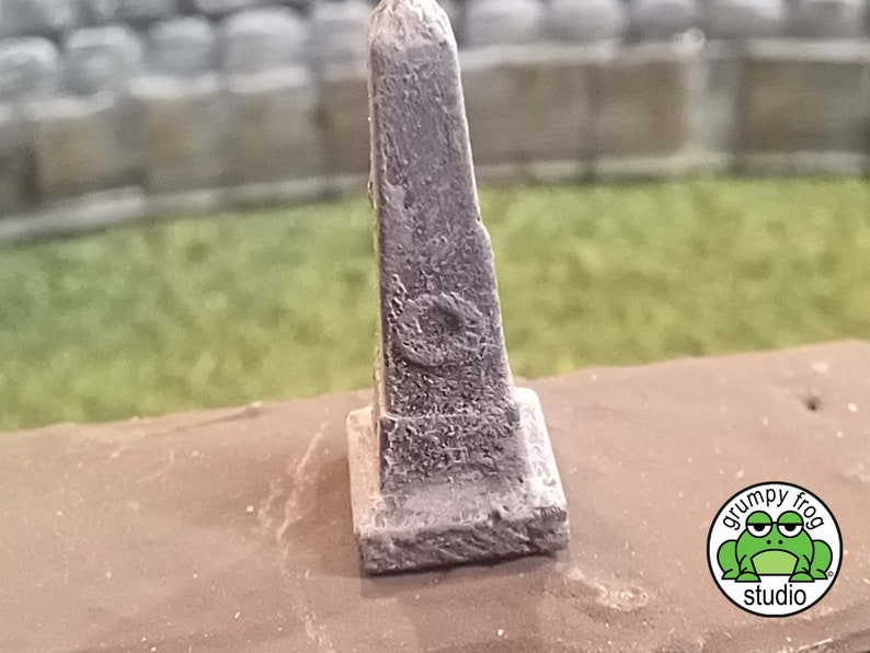 N Scale / 1:160 / Cemetery / Obelisks Set / Model Railroad / Historical ...