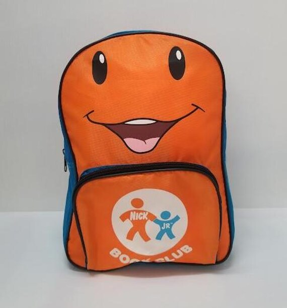 Vintage Nick Jr. Book Club Face Mini Backpack! 90's! … - Gem
