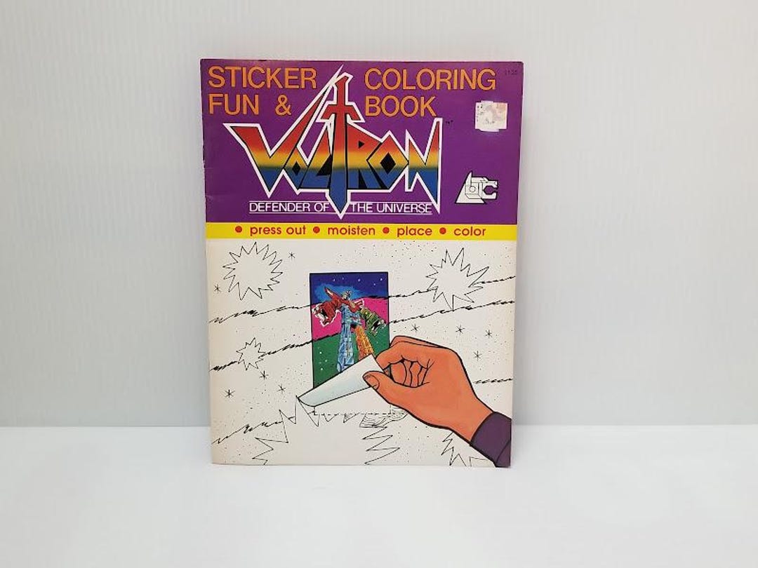 Vintage Unused Voltron Sticker Fun and Coloring Book! 1980's! - Etsy