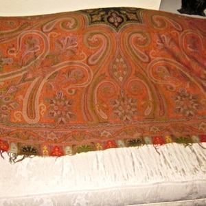 Antique Paisley Shawl - Etsy