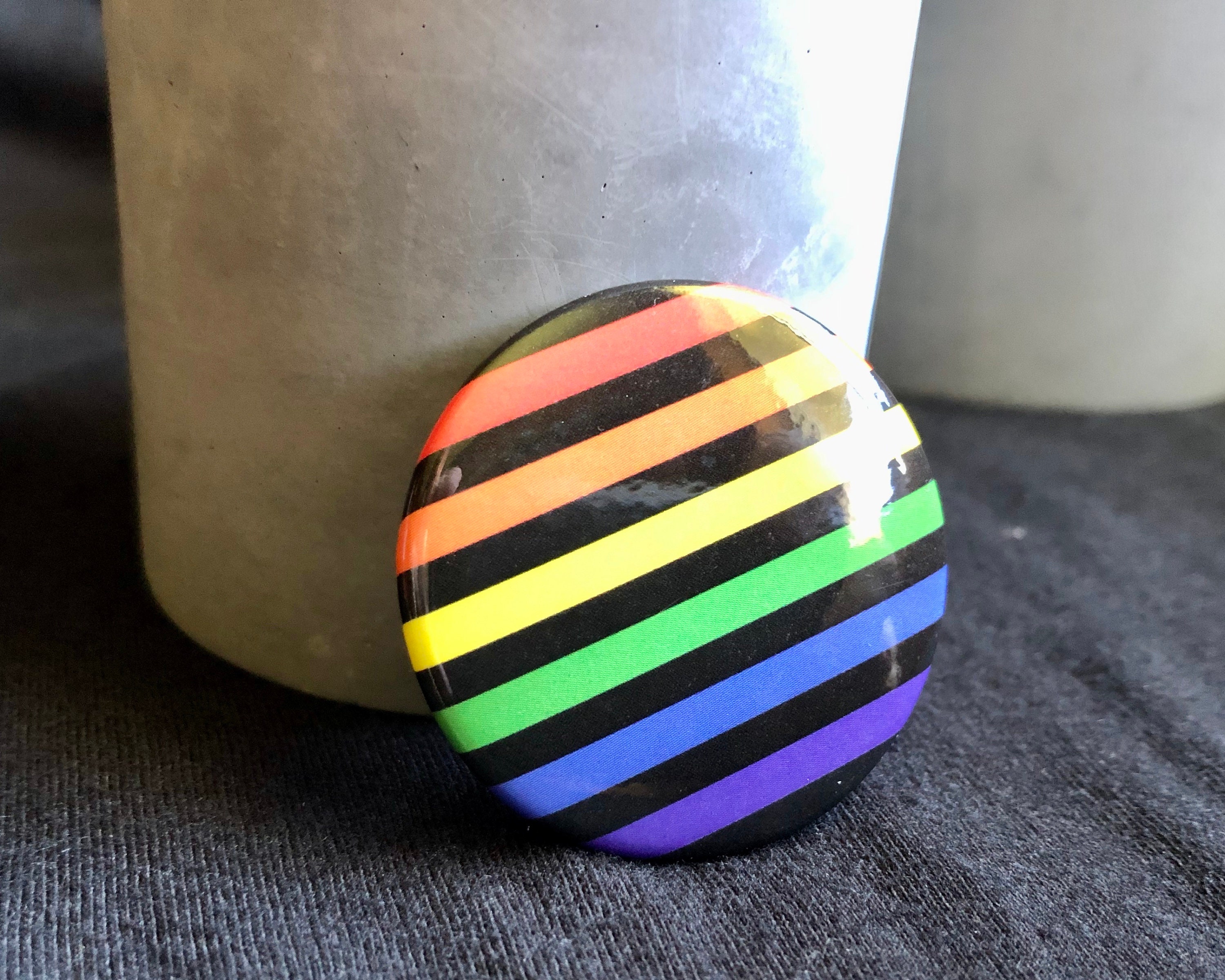 PRIDE Rainbow Button Pack Pride Buttons Pack of 3 Buttons | Etsy