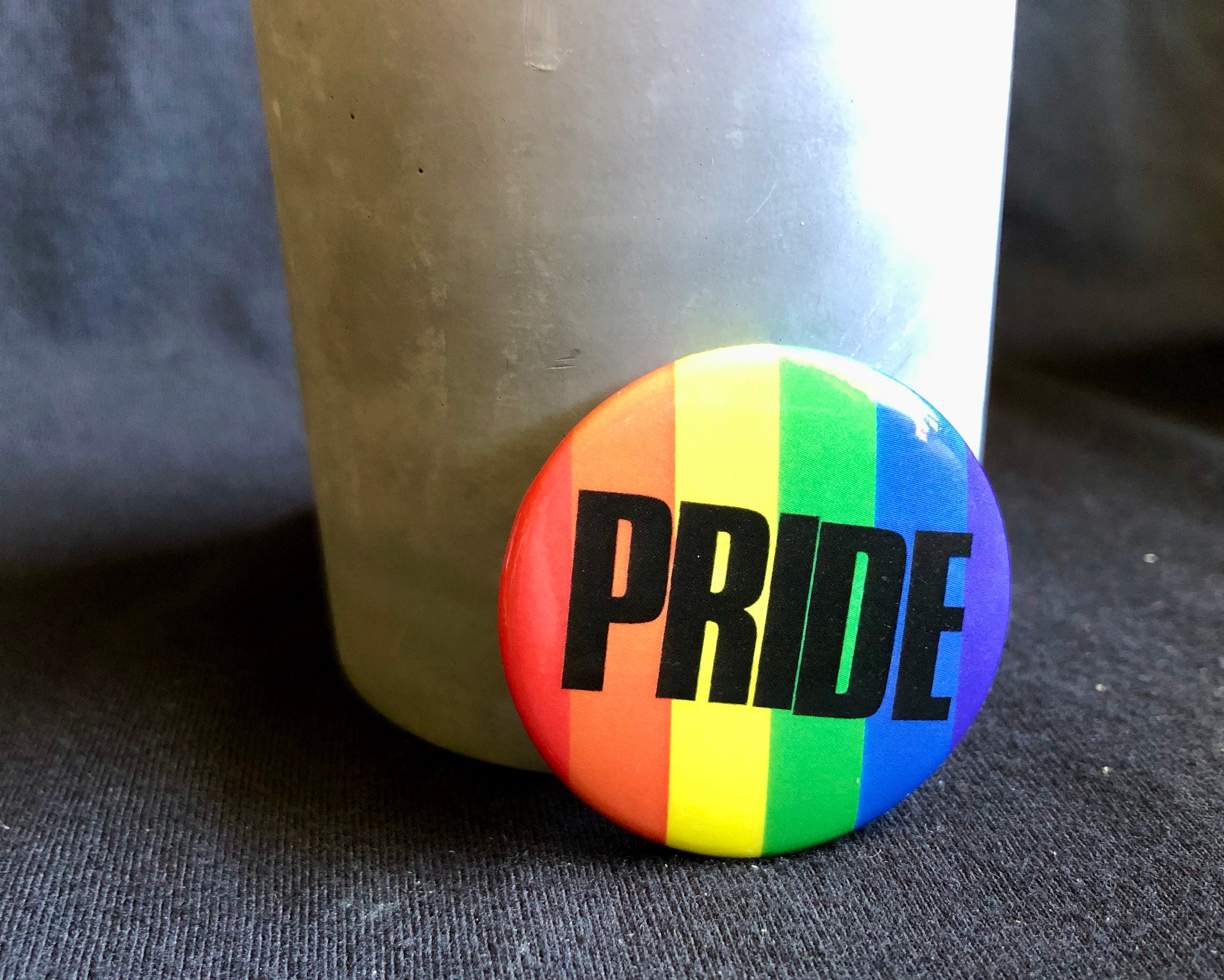 PRIDE Rainbow Button Pack Pride Buttons Pack of 3 Buttons | Etsy