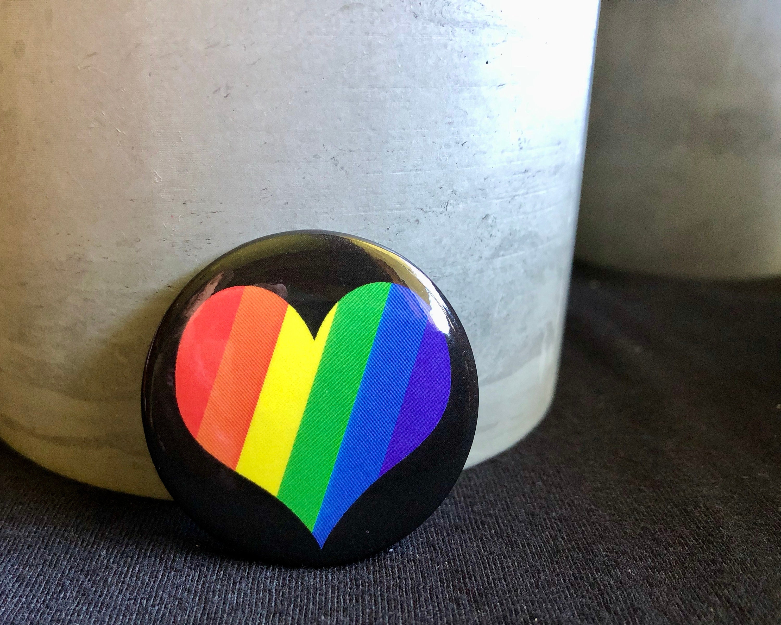 PRIDE Rainbow Button Pack Pride Buttons Pack of 3 Buttons | Etsy