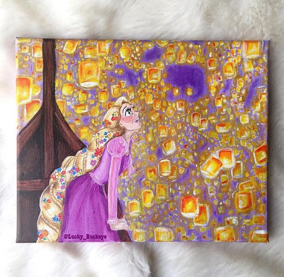 Rapunzel Oil Painting