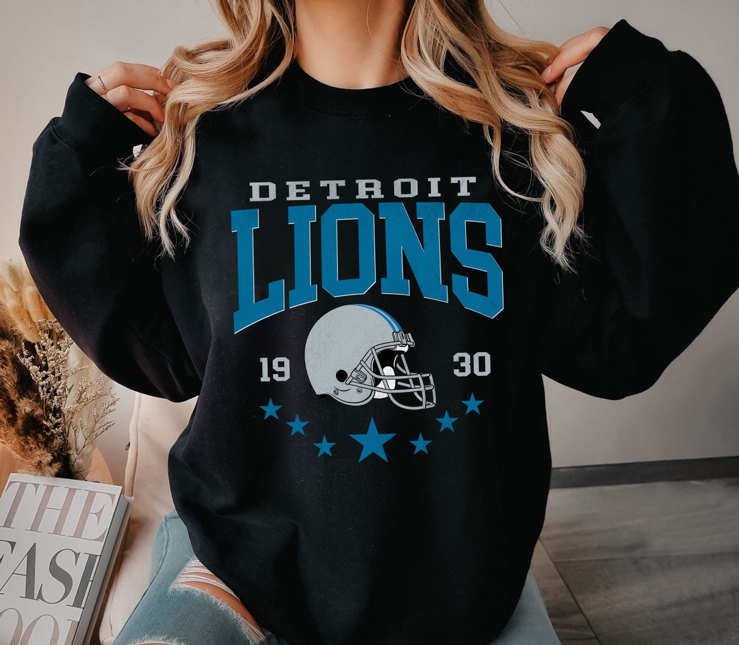 Vintage Detroit Lions Football Crewneck, Detroit Football 90s Style ...
