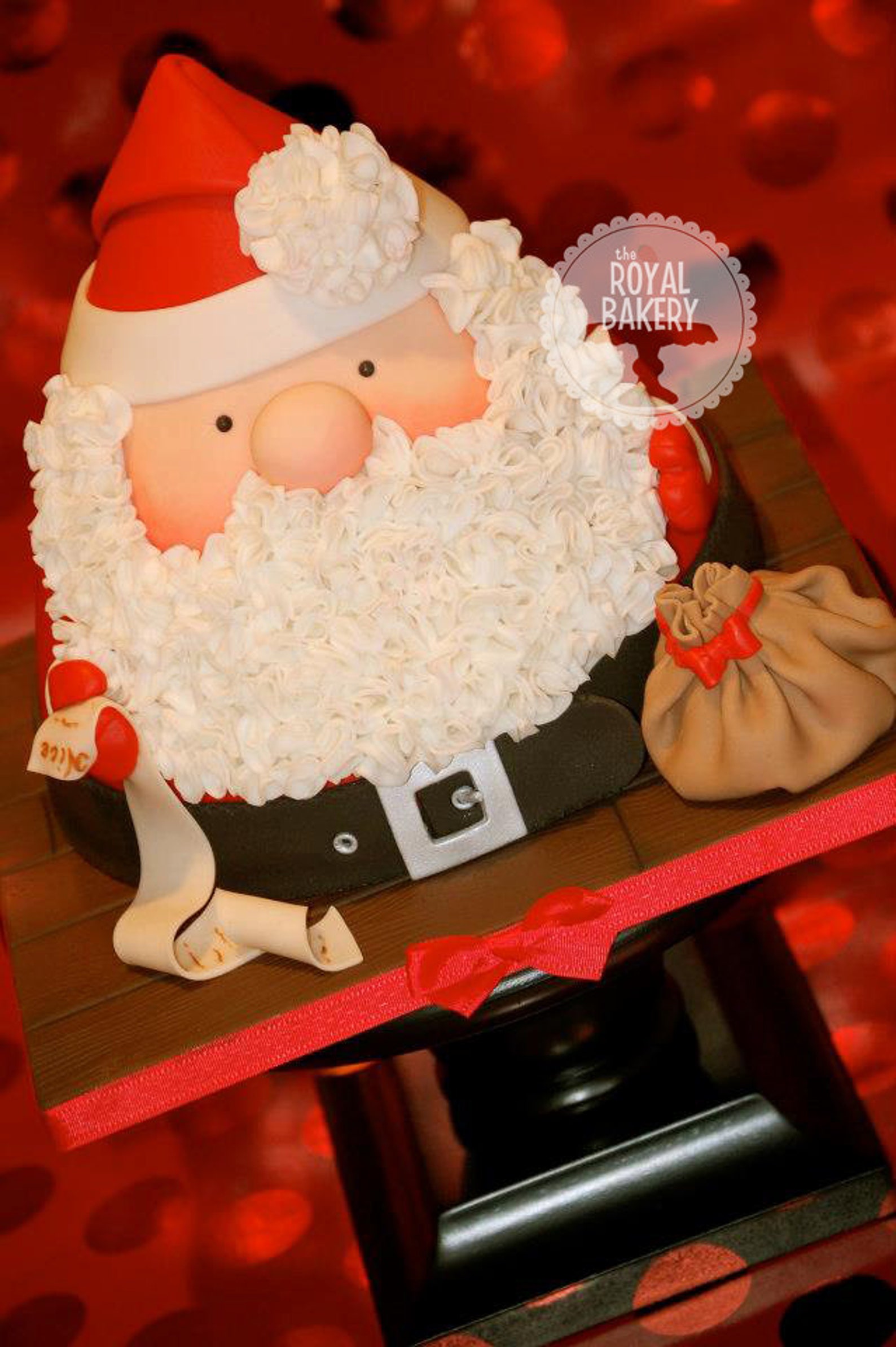 Santa Father Christmas Cake Tutorial - Etsy