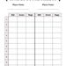 Spades Score Sheet | Printable PDF | Card Game Scorecard | Digital ...