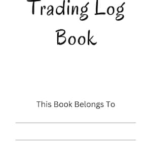 Trading Log Book | Stock Market Journal | Investment Tracker | PDF ...