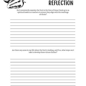 Fruits of the Spirit-bible Study & Journal | Printable Bible Study ...