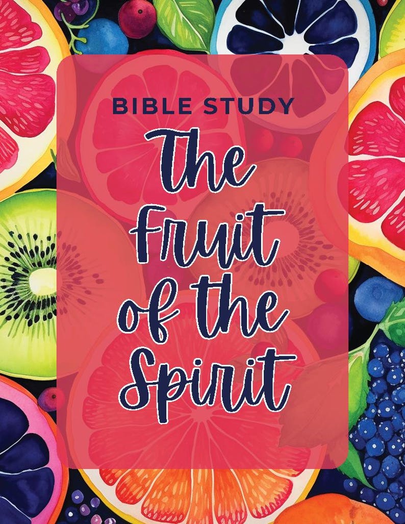 Fruits of the Spirit-bible Study & Journal | Digital Download | PDF - Etsy