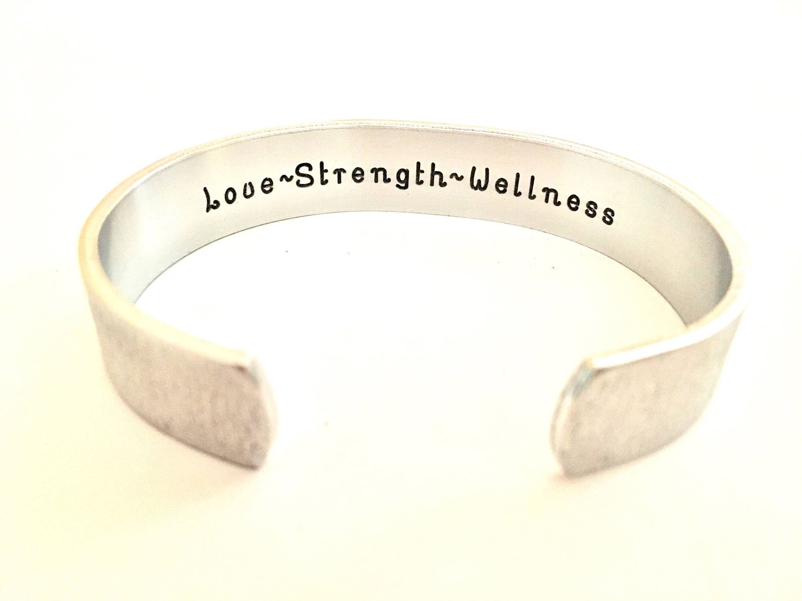 Inspirational Positive Message Bracelet-love-strength-wellness | Etsy