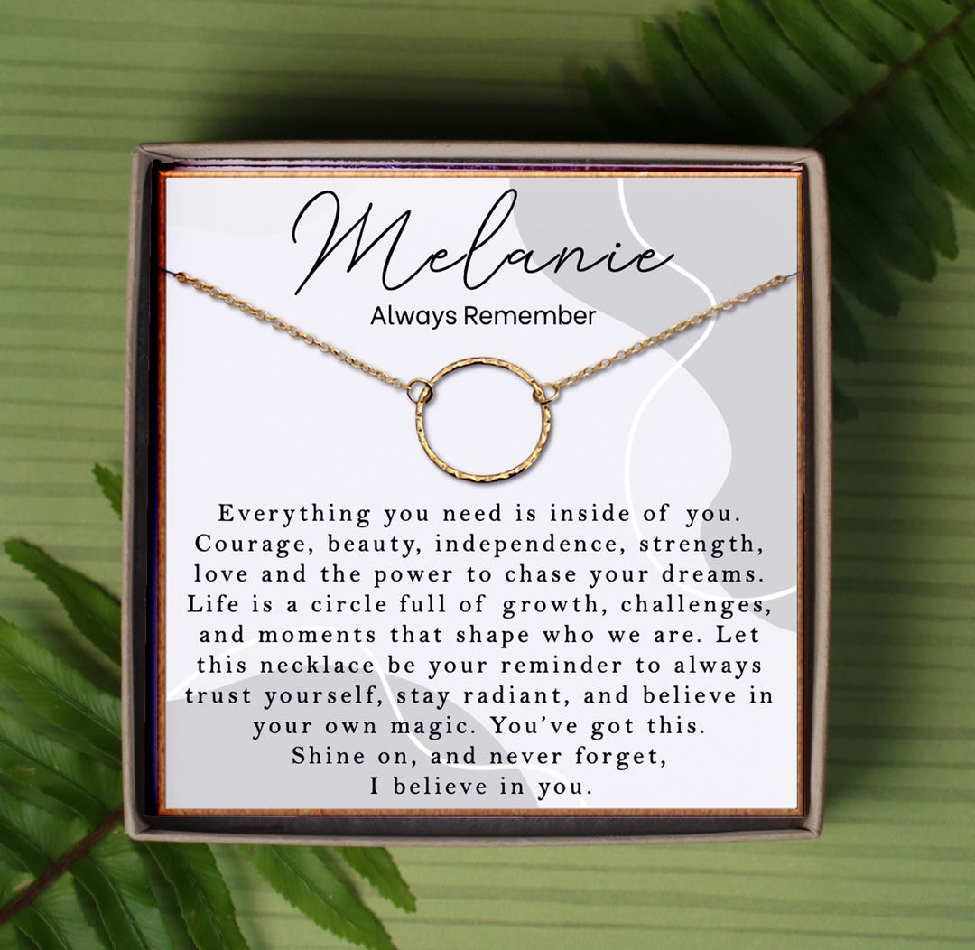 New Beginnings Necklace | Fresh Start Gift | Difficult Journey Gift ...