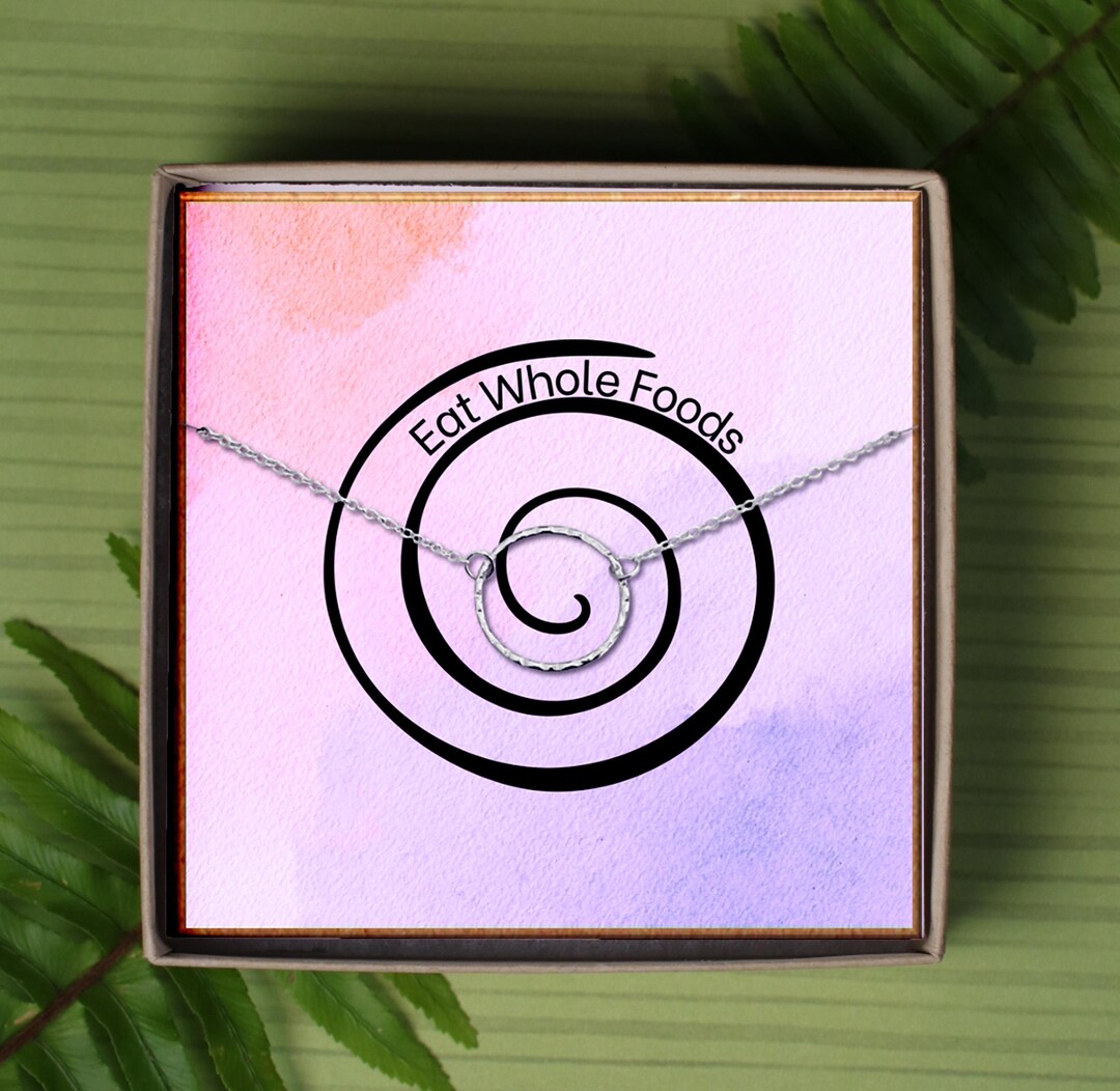 Health and Nutrition Gift, Wellness Necklace, Vegan Raw Foods ...