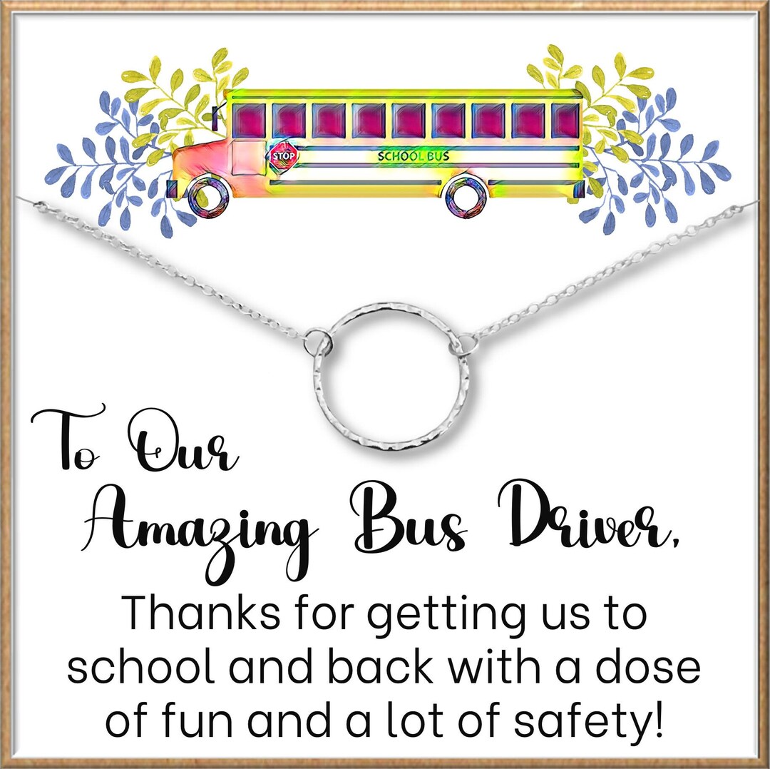 Bus Driver Gift Bus Driver Appreciation Gift School Bus Driver Gifts ...