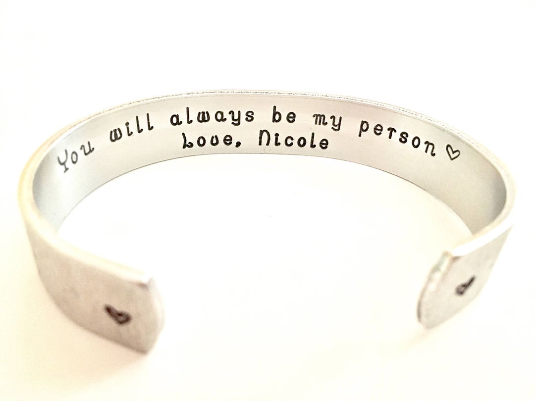 Bridesmaid Gift, Maid of Honor Gift, You're My Person, You Will Always ...