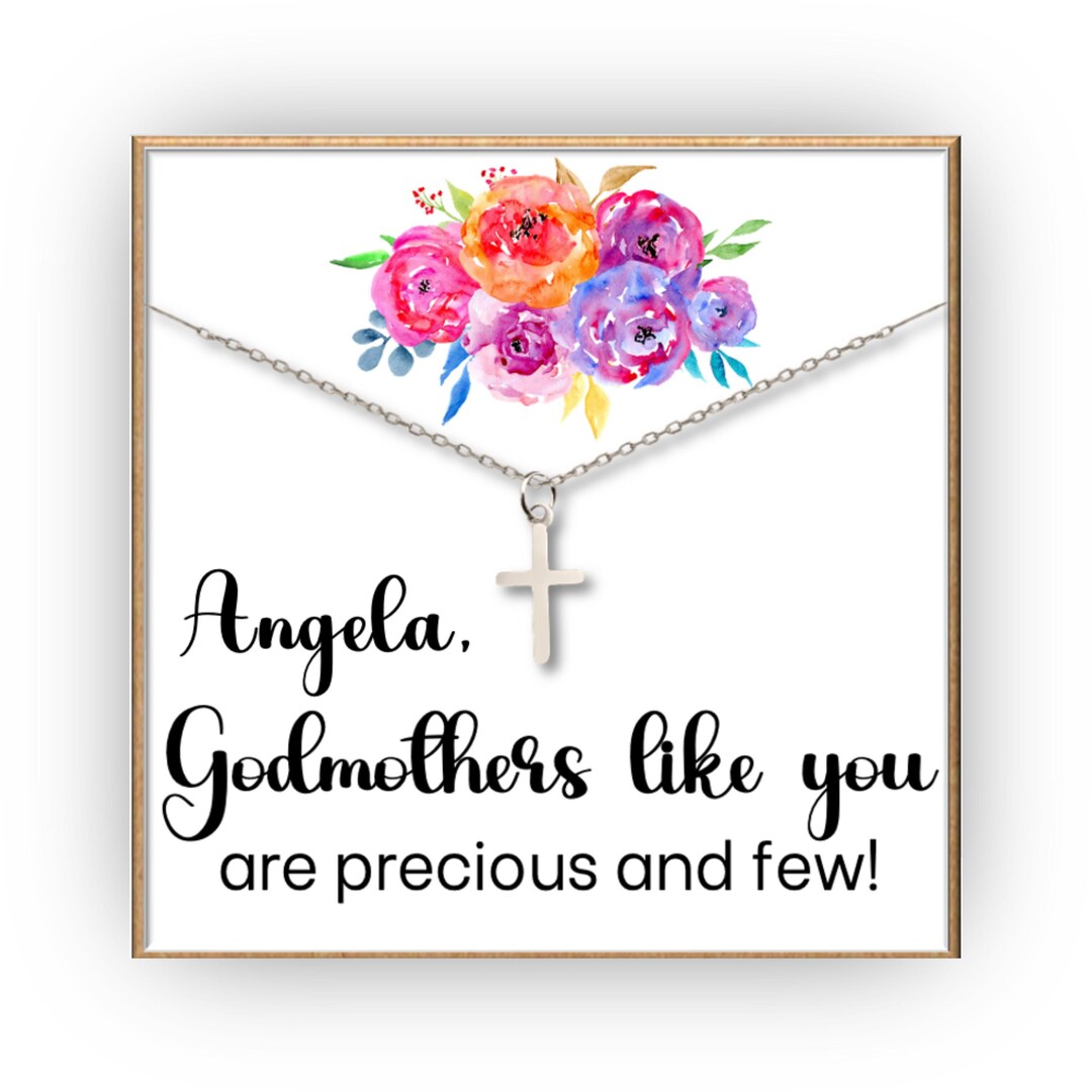 Godmother Gift | Godmother Card | Godmother Gift From Goddaughter ...