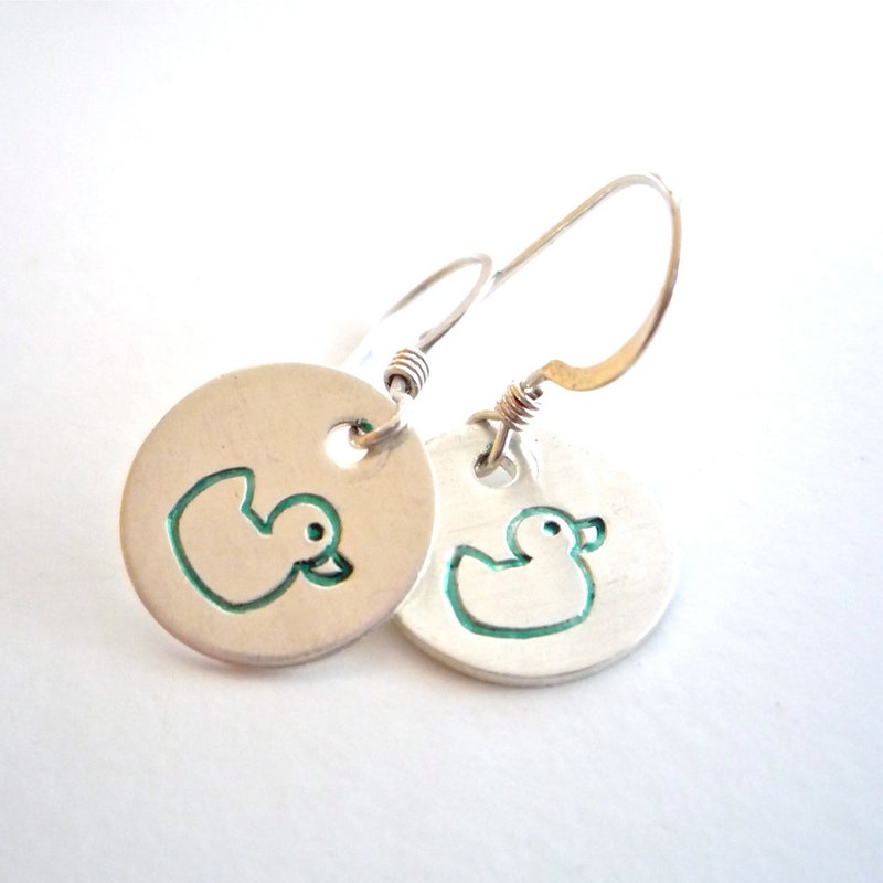 Duck Earrings - Etsy