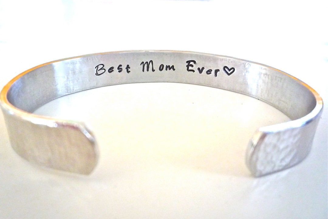 Best Mom Ever, Mom Gift, Mom Bracelet, Christmas Gift. Made by ...