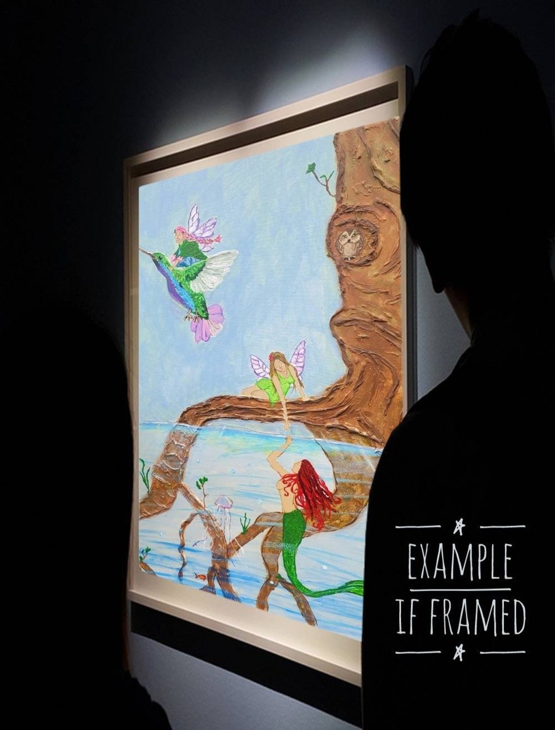 Mermaid Fairies Fantasy Art 3D - Etsy