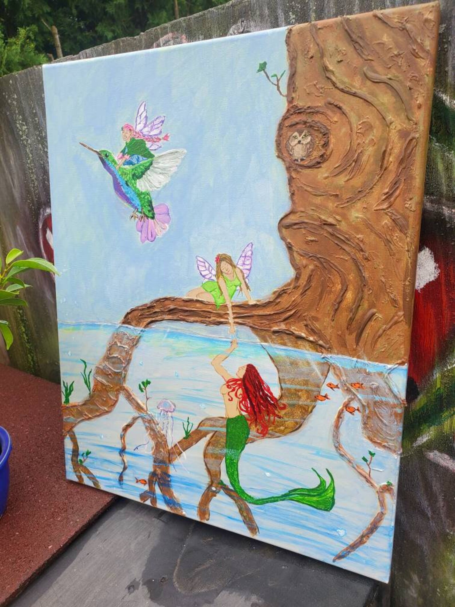 Mermaid Fairies Fantasy Art 3D | Etsy