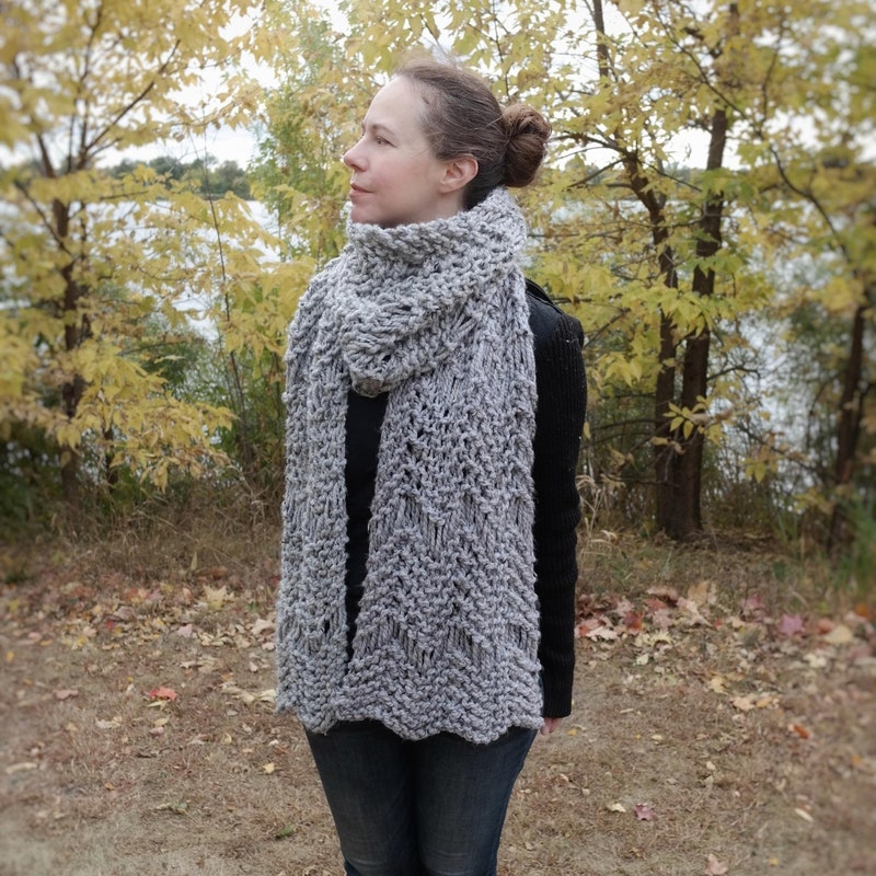 Knit Scarf Handmade - Etsy