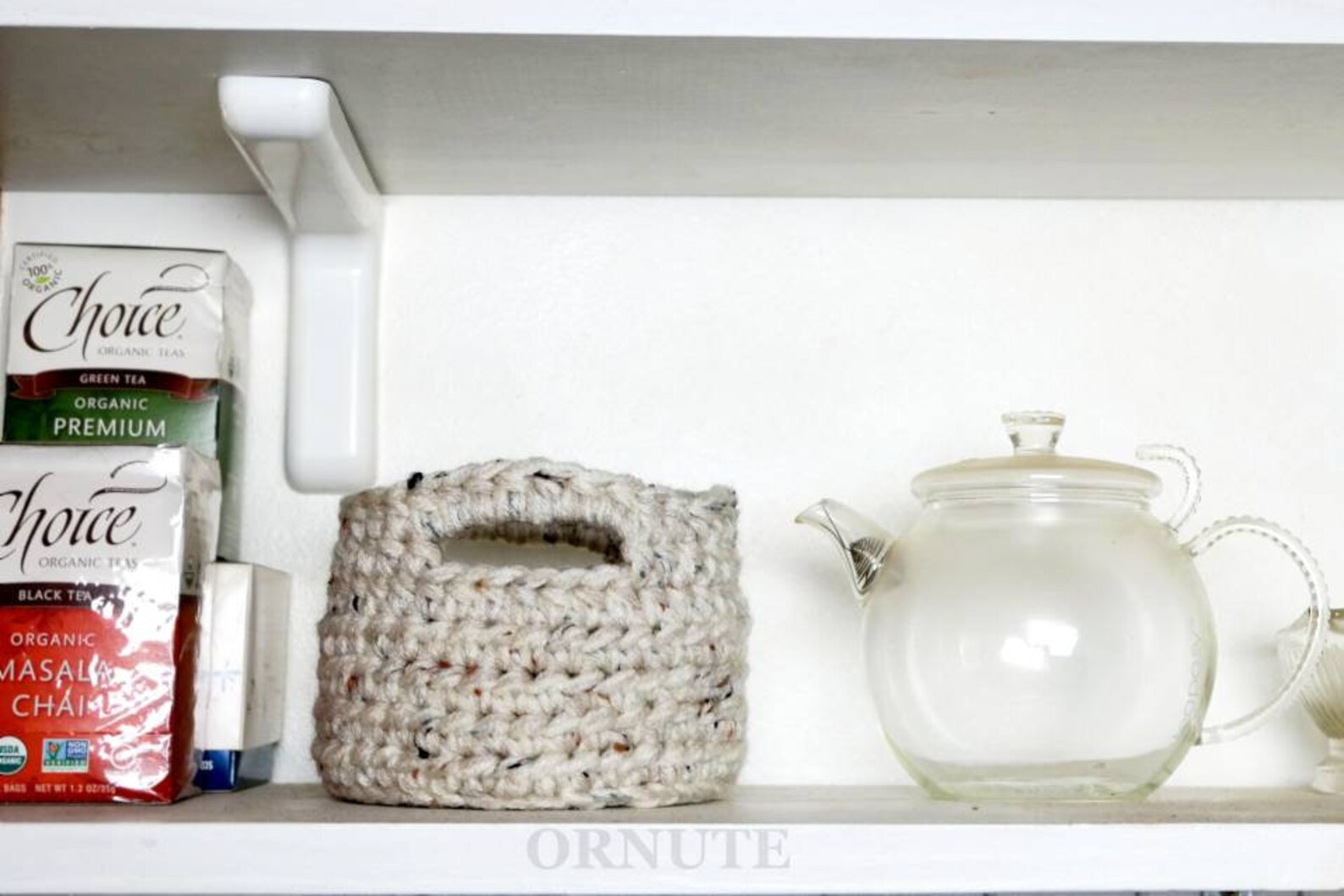 Mini Storage Crochet Basket With Handles Gift for Home/ the Oslo ...