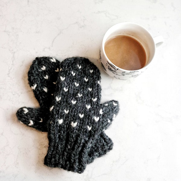 Fair Isle Mittens - Etsy
