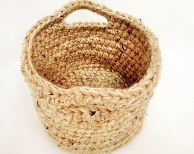 Extra Chunky Home Decor Storage Basket Extra Large With Handles - Etsy ...