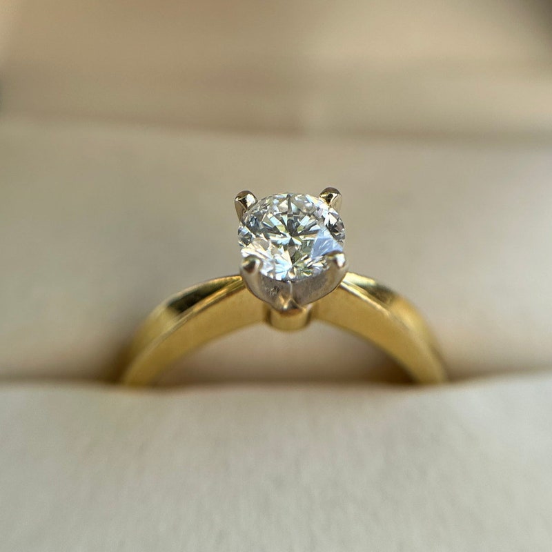 Natural Diamond Ring - Etsy