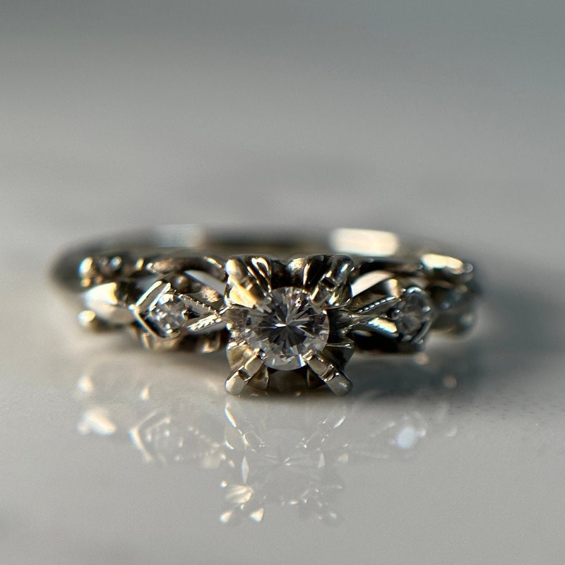 Estate Diamond Ring - Etsy