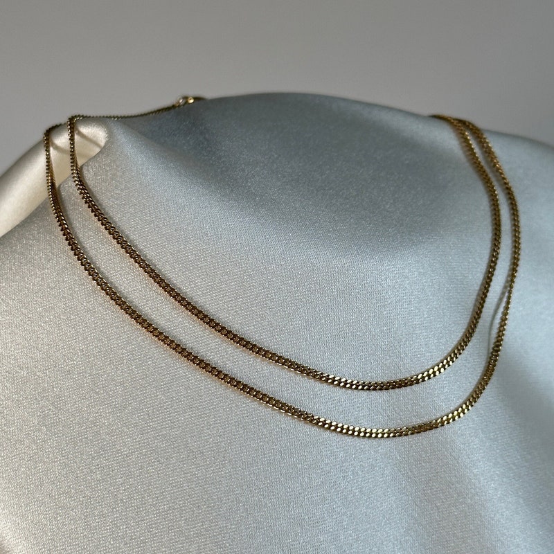 Thin Gold Chain - Etsy