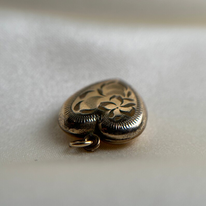 Vintage Gold Filled BIRKS Heart Pendant, Heart Charm, Cute Love Heart ...