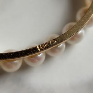 Estate 10KT Gold Oval Shaped Pearl Brooch, Adorable Gold Pearl Pin, 20 ...