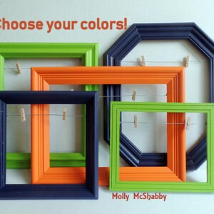Kids Art Display Frames - Custom Colors - Colorful Playroom Frames ...
