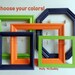 Kids Art Display Frames Custom Colors Colorful Playroom Frames ...