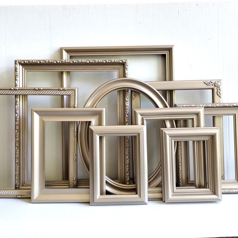 Gold Picture Frames - Etsy
