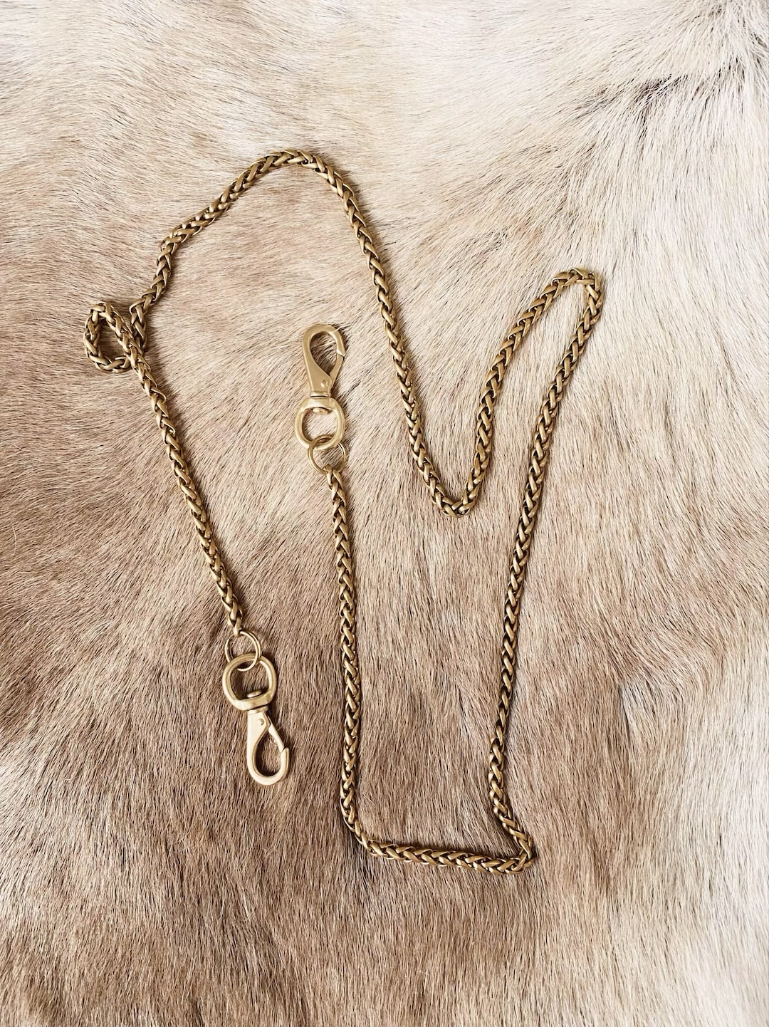 BRAIDED BRASS STRAP, Bag Strap, Brass Bag Strap, Braided Brass Bag ...