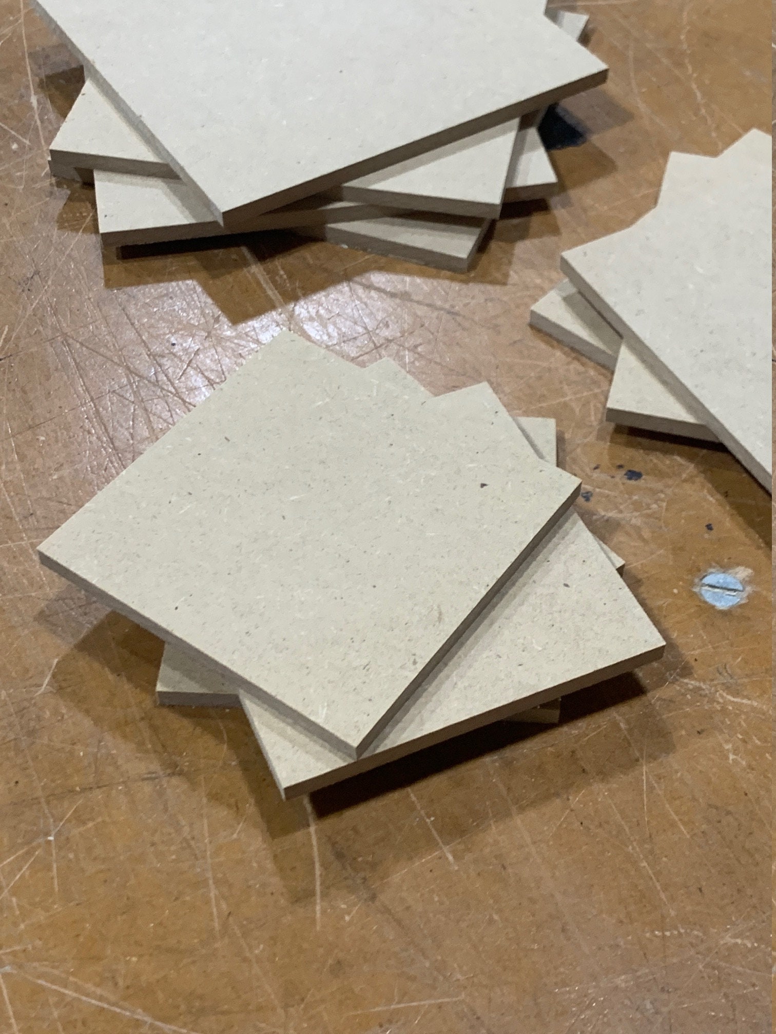40pc True 1/4" MDF Blanks 4x4 5x5 6x6 Great for Laser Engraving ...
